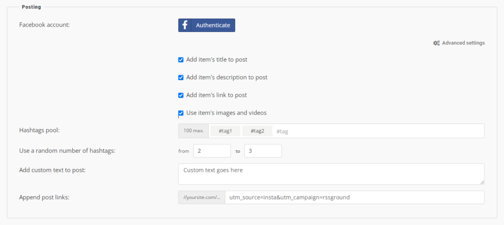 Posting Campaigns Major Interface Update - RSSground.com