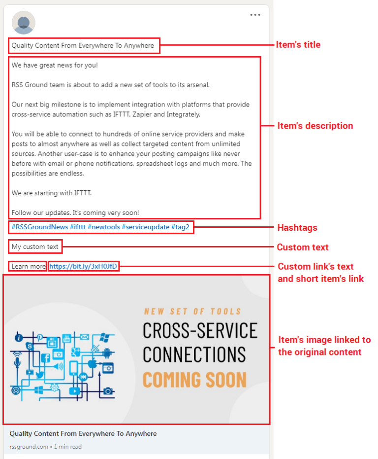 LinkedIn Automated Poster Major Update - RSSground.com