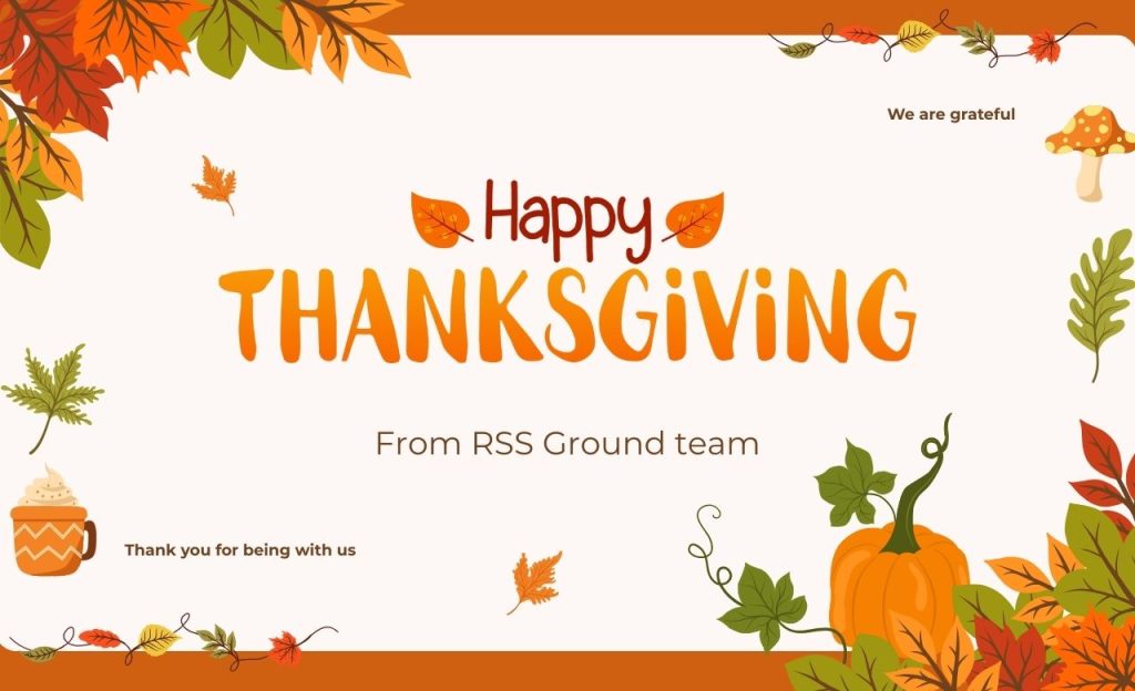 A Heartfelt Thank You This Thanksgiving from RSS Ground - RSSground.com